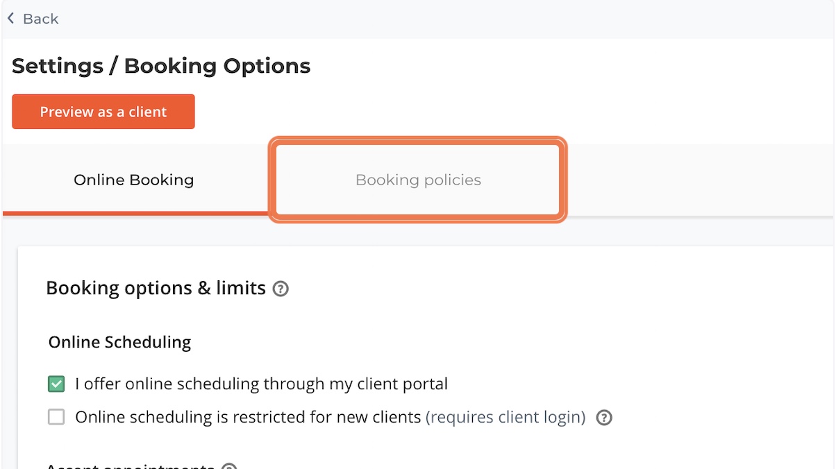 How To Change your Booking Cancellation / Rescheduling Settings – Thryv