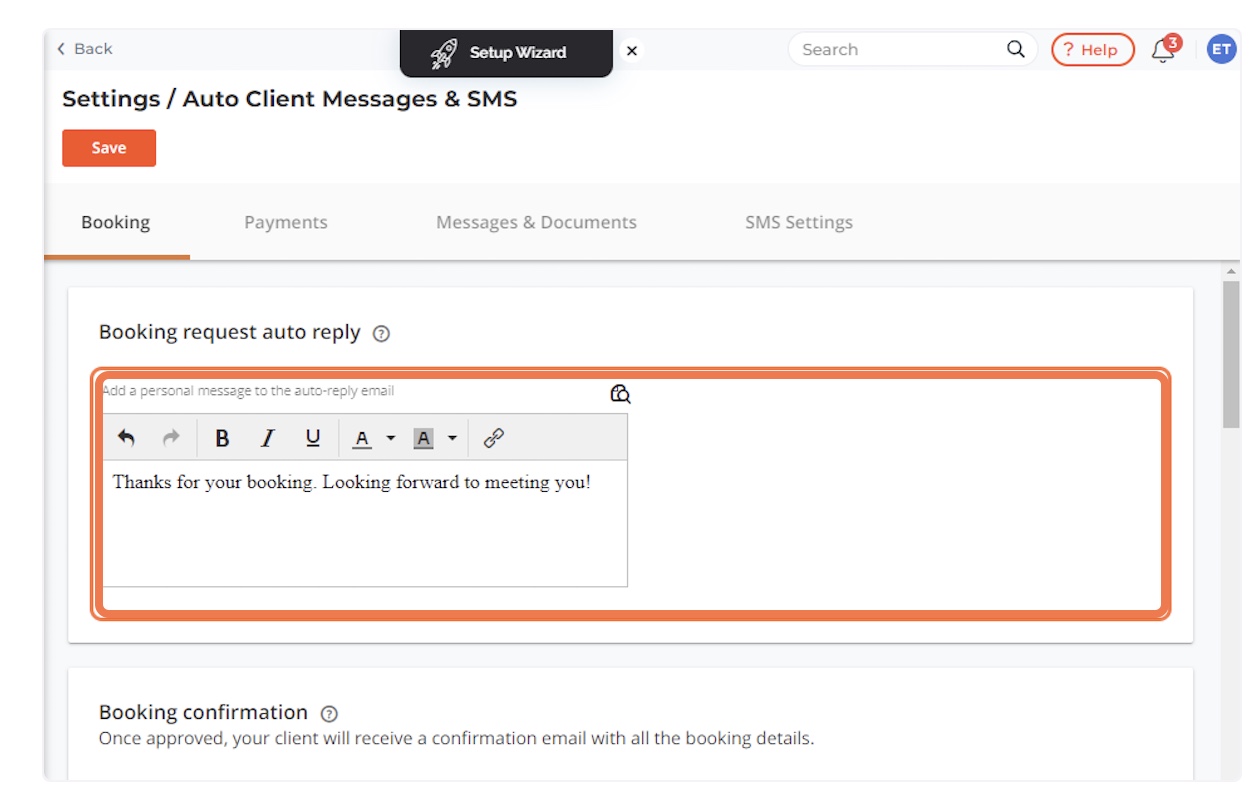 How To Edit Booking and Post Appointment Auto Reminders/Messages – Thryv