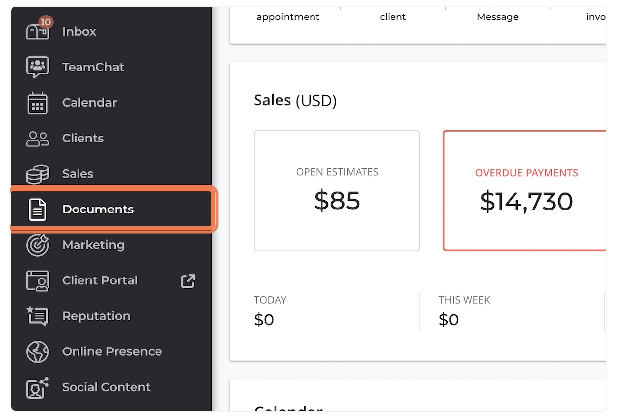 Upload a Document to My Documents – Thryv