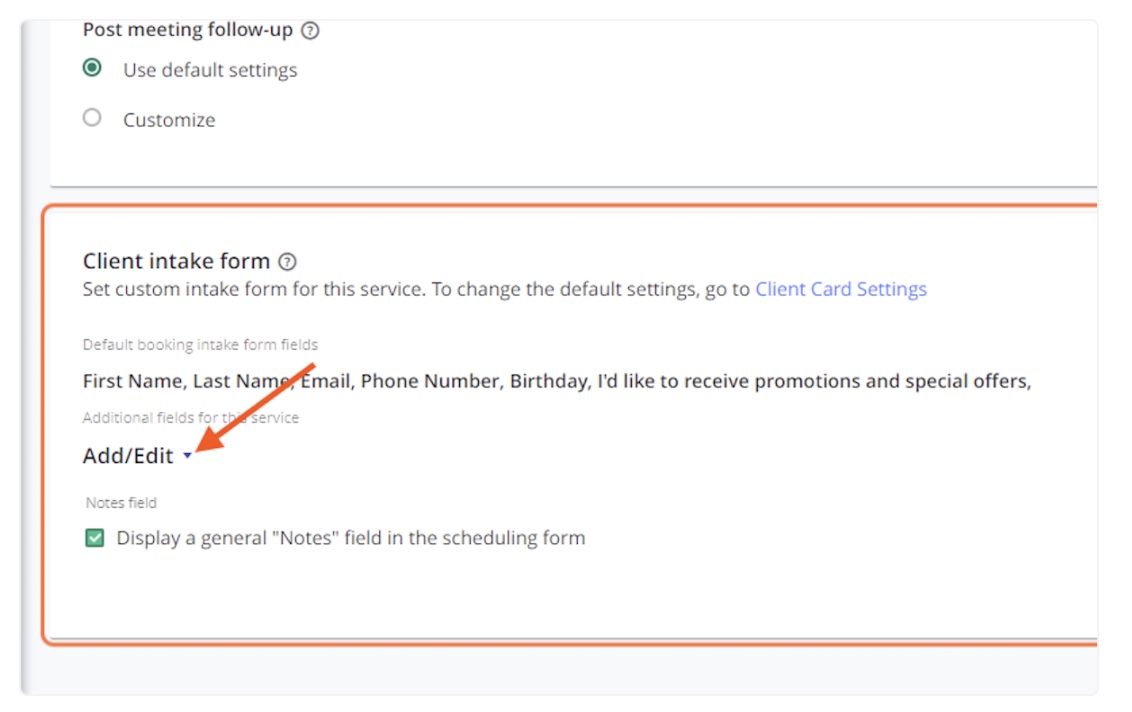 How To Create A Custom Intake Form for a Specific Service – Thryv