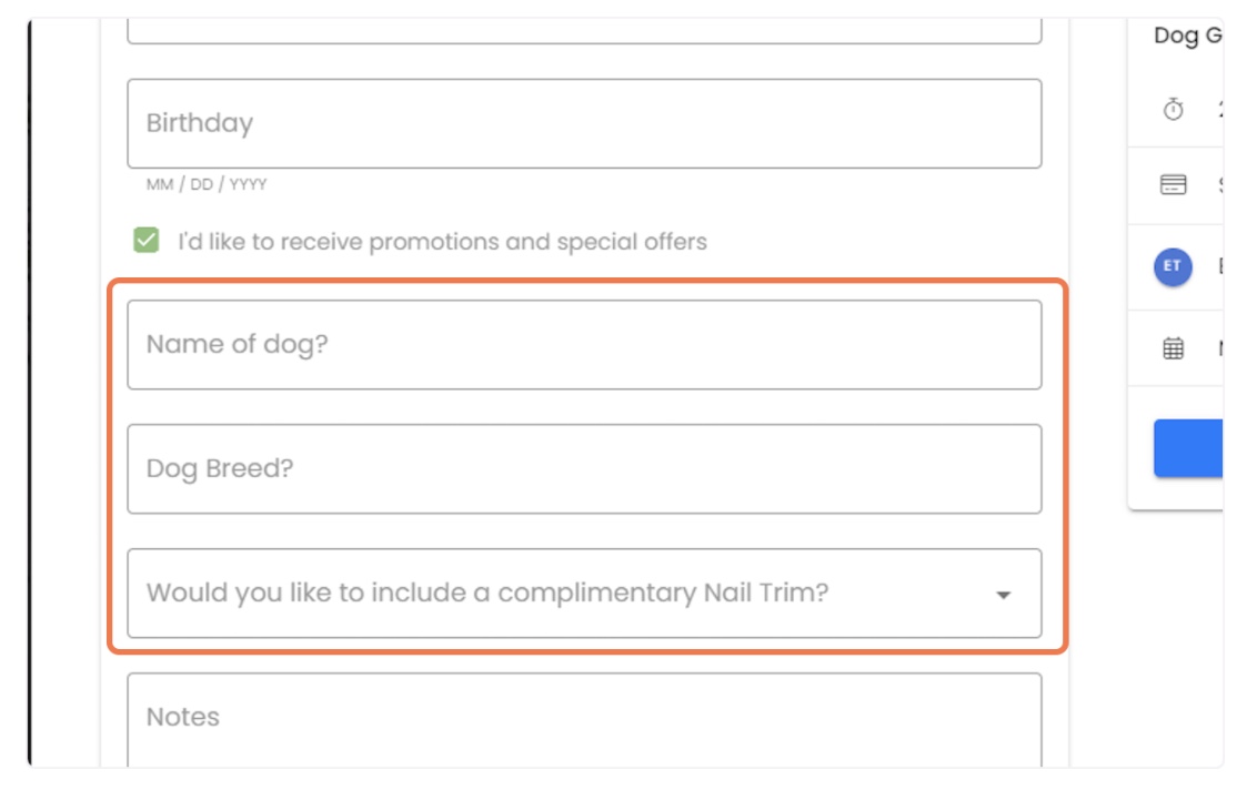 How To Create A Custom Intake Form for a Specific Service – Thryv