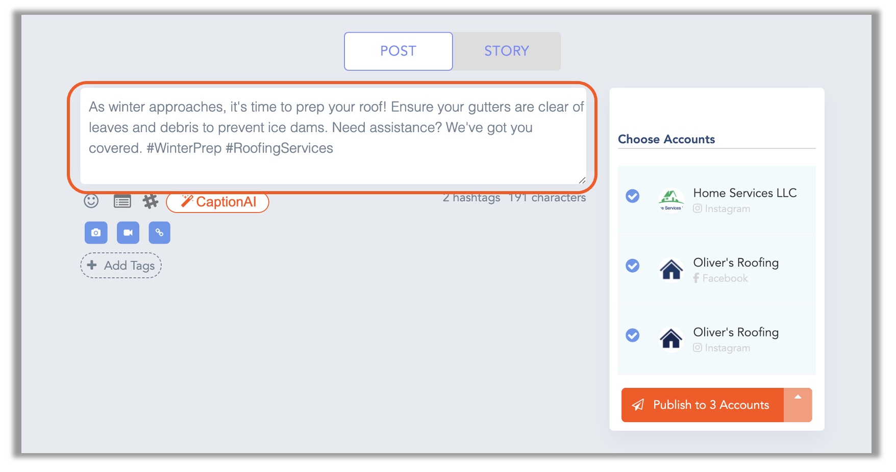 Post to your Social Media Pages – Thryv