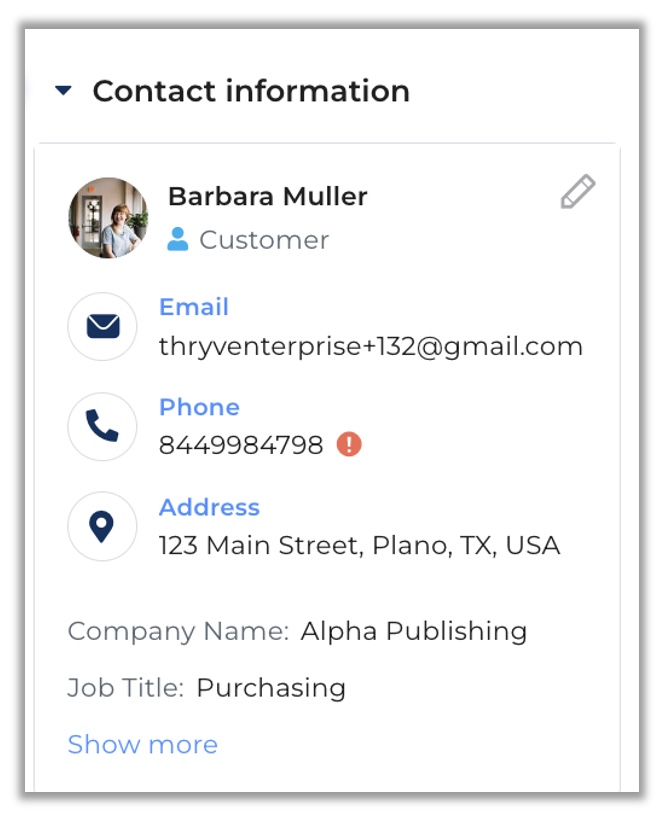 Google Contacts – Thryv