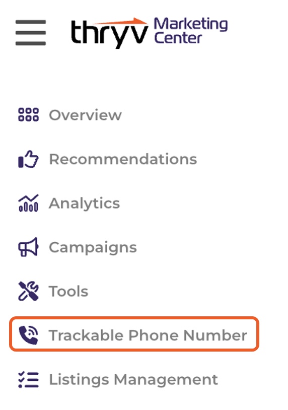 Trackable Phone Numbers – Thryv