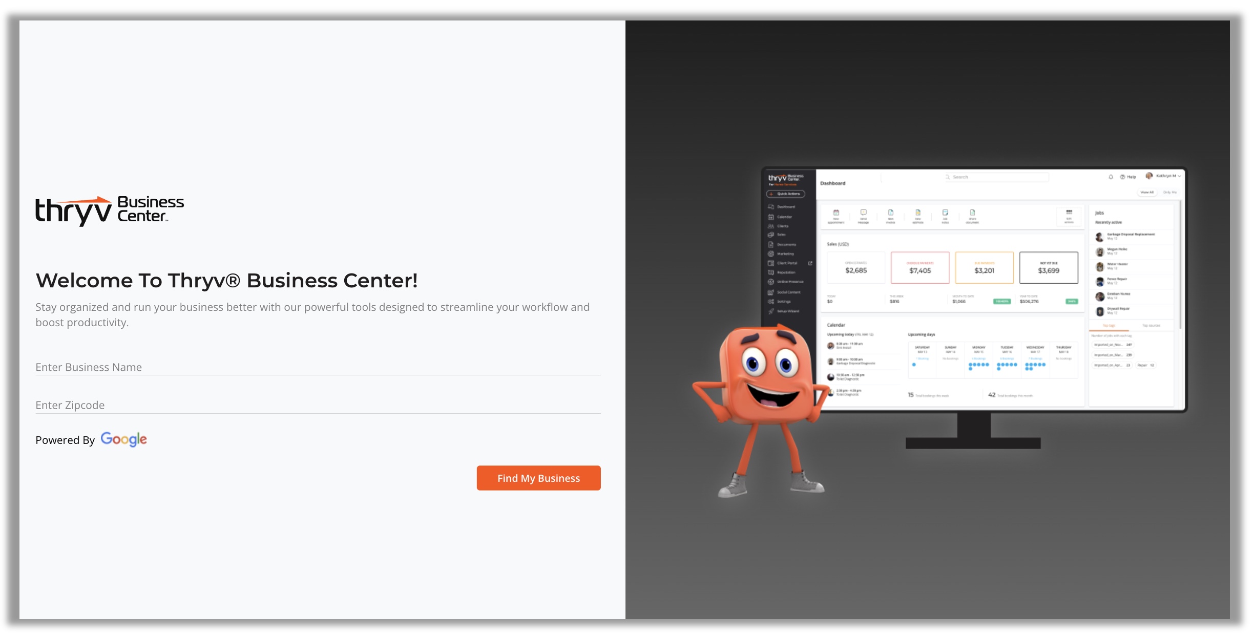 Onboarding Wizard – Thryv