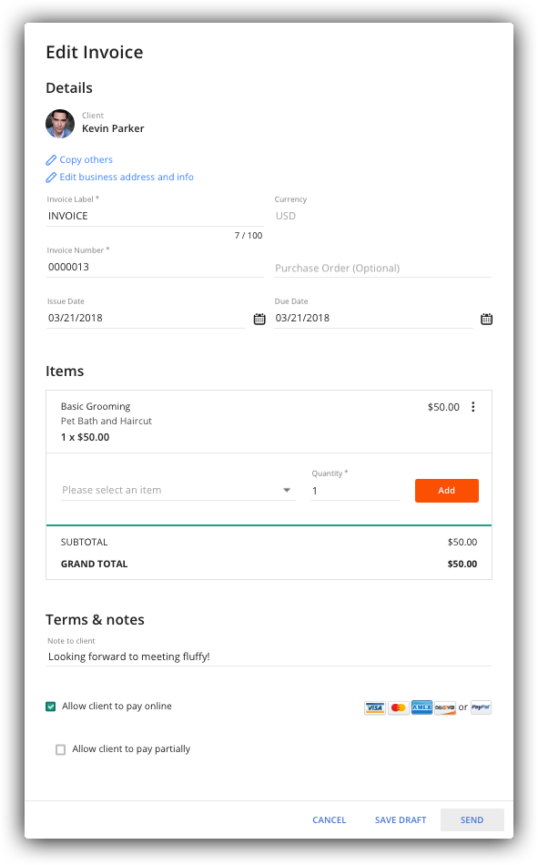 Editing and Processing Estimates – Thryv