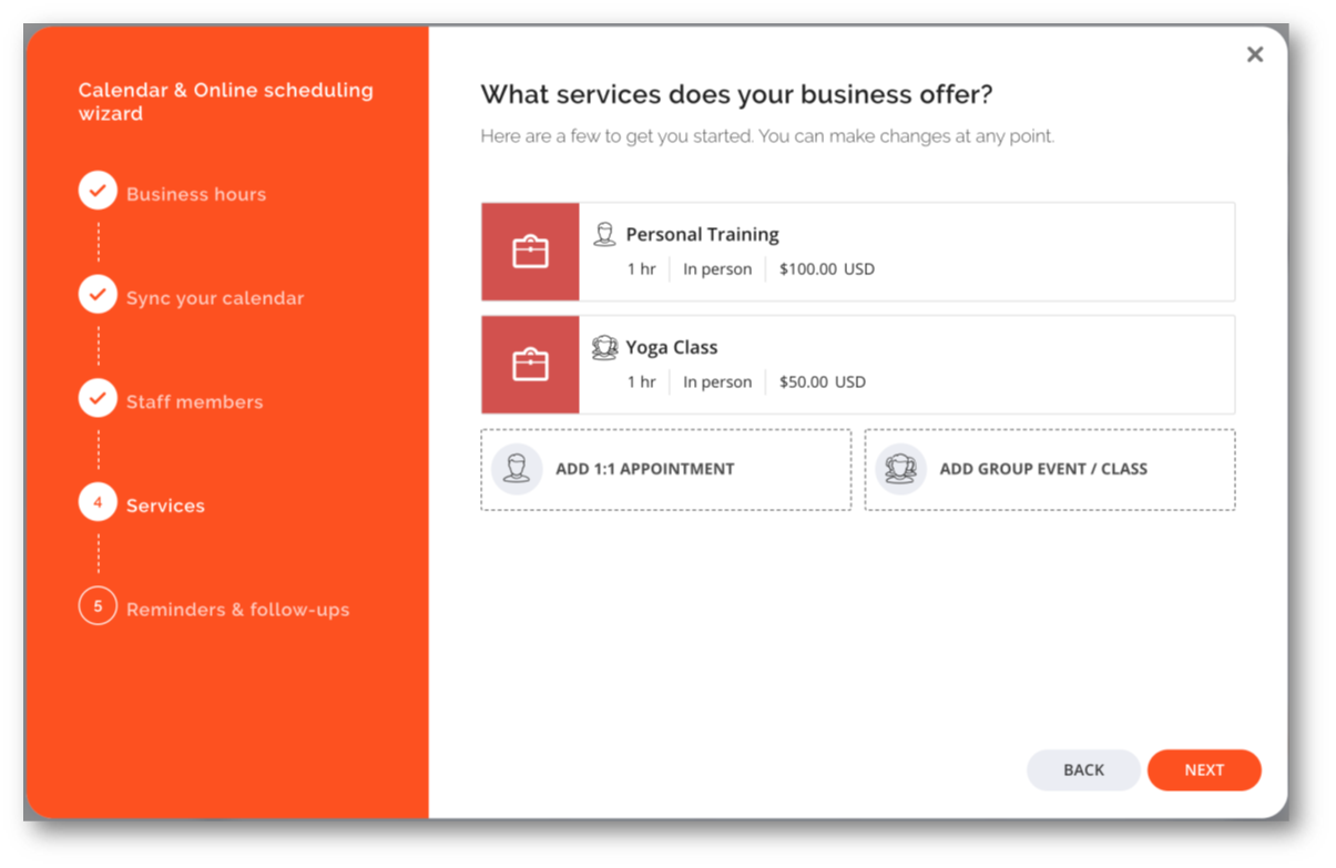 Services Settings – Thryv