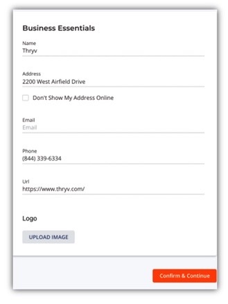 Onboarding Wizard – Thryv
