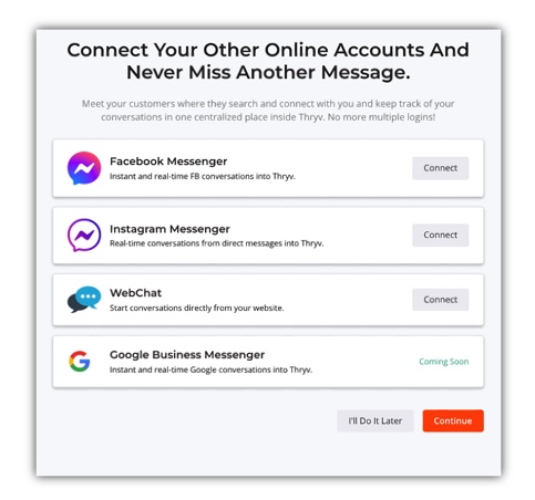 Onboarding Wizard – Thryv